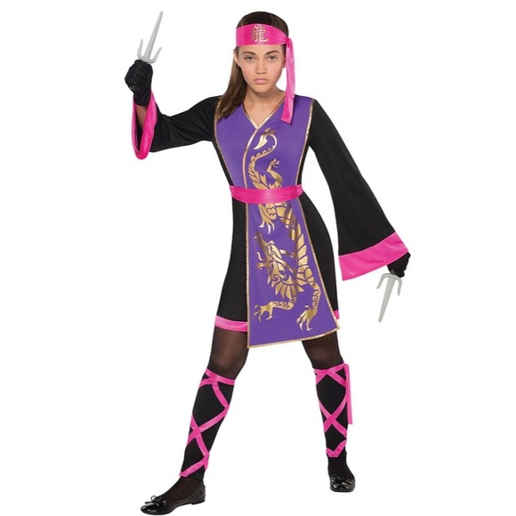 Party City | Costumes | Girls Sassy Samurai Costume Deluxe | Poshmark